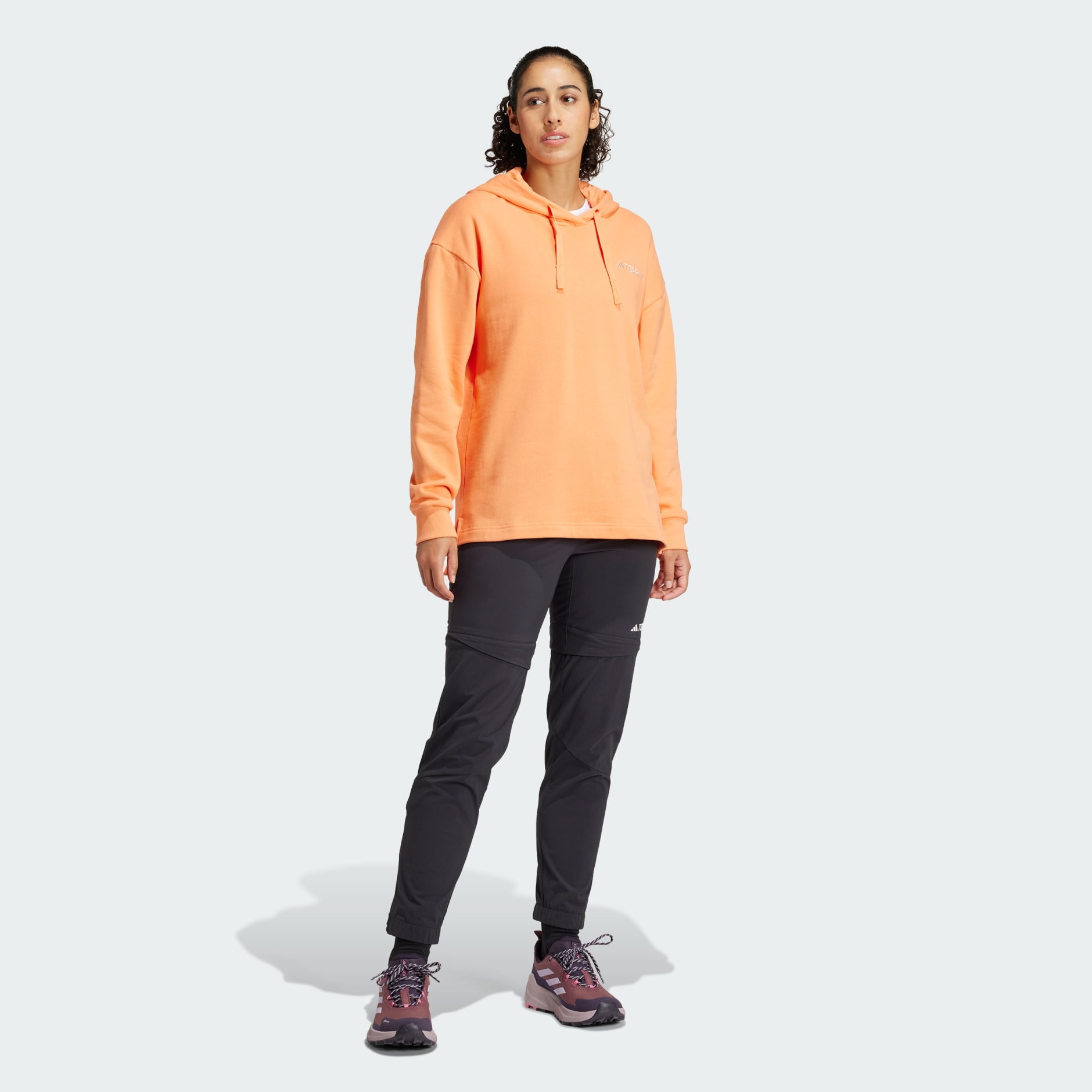 adidas Terrex Logo Hoodie - Orange | adidas UAE