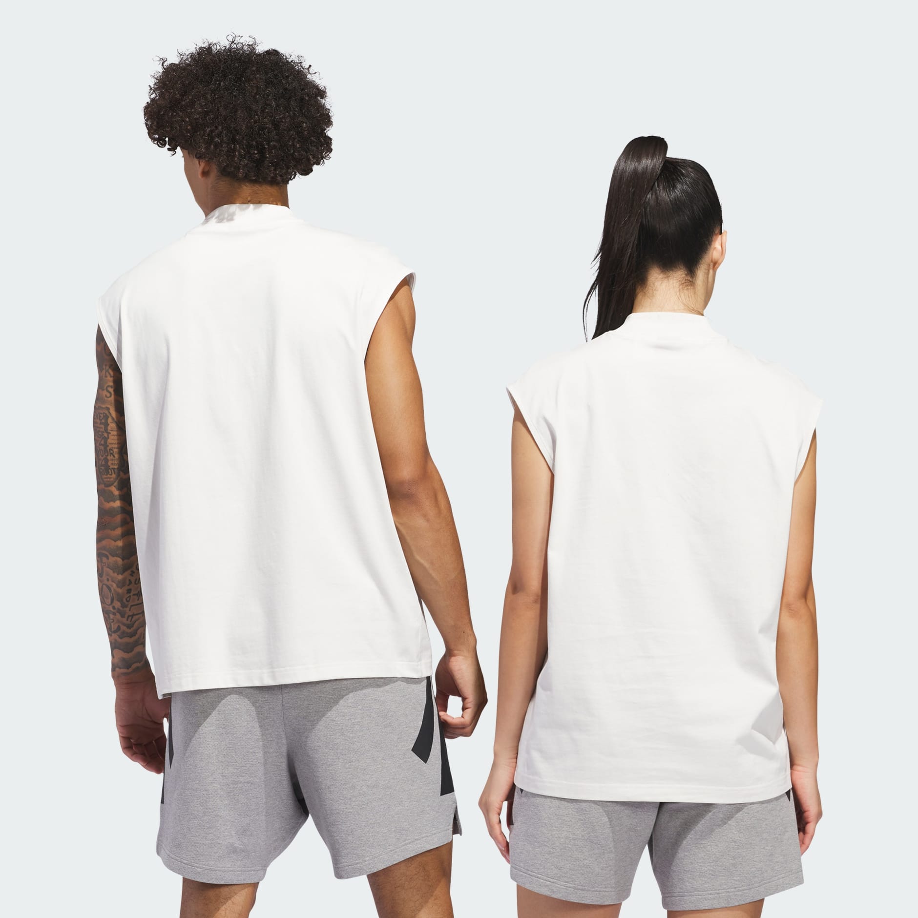 adidas adidas Basketball Sleeveless Tee (Gender Neutral) - White ...