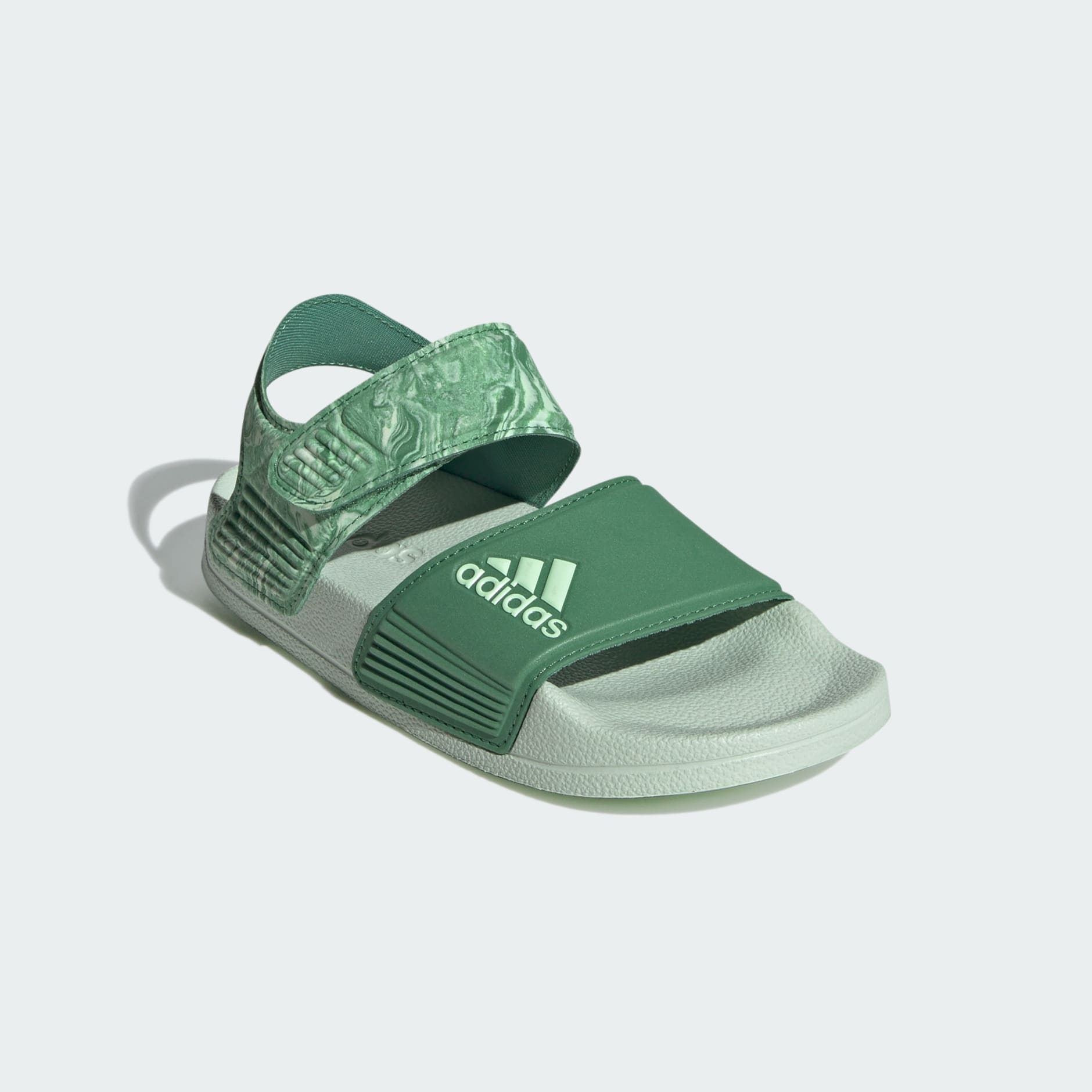 Kids Shoes - Adilette Sandals - Green | adidas Egypt