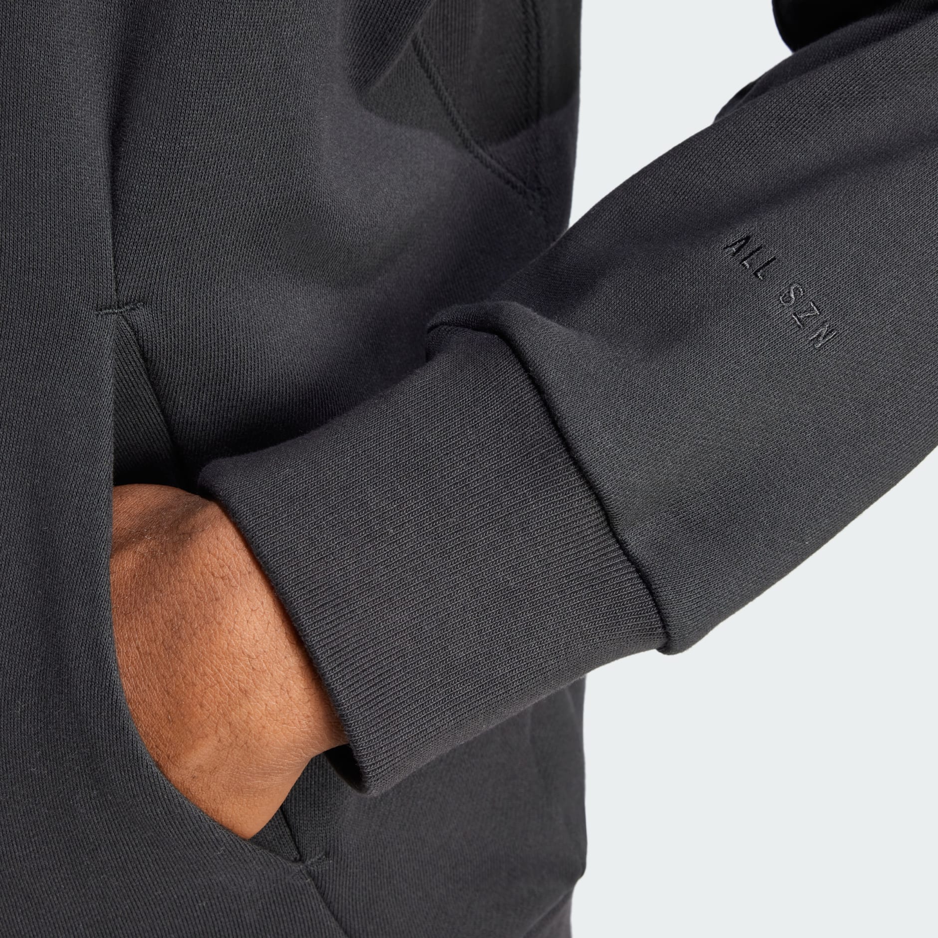 adidas ALL SZN French Terry Full-Zip Hoodie - Black | adidas UAE