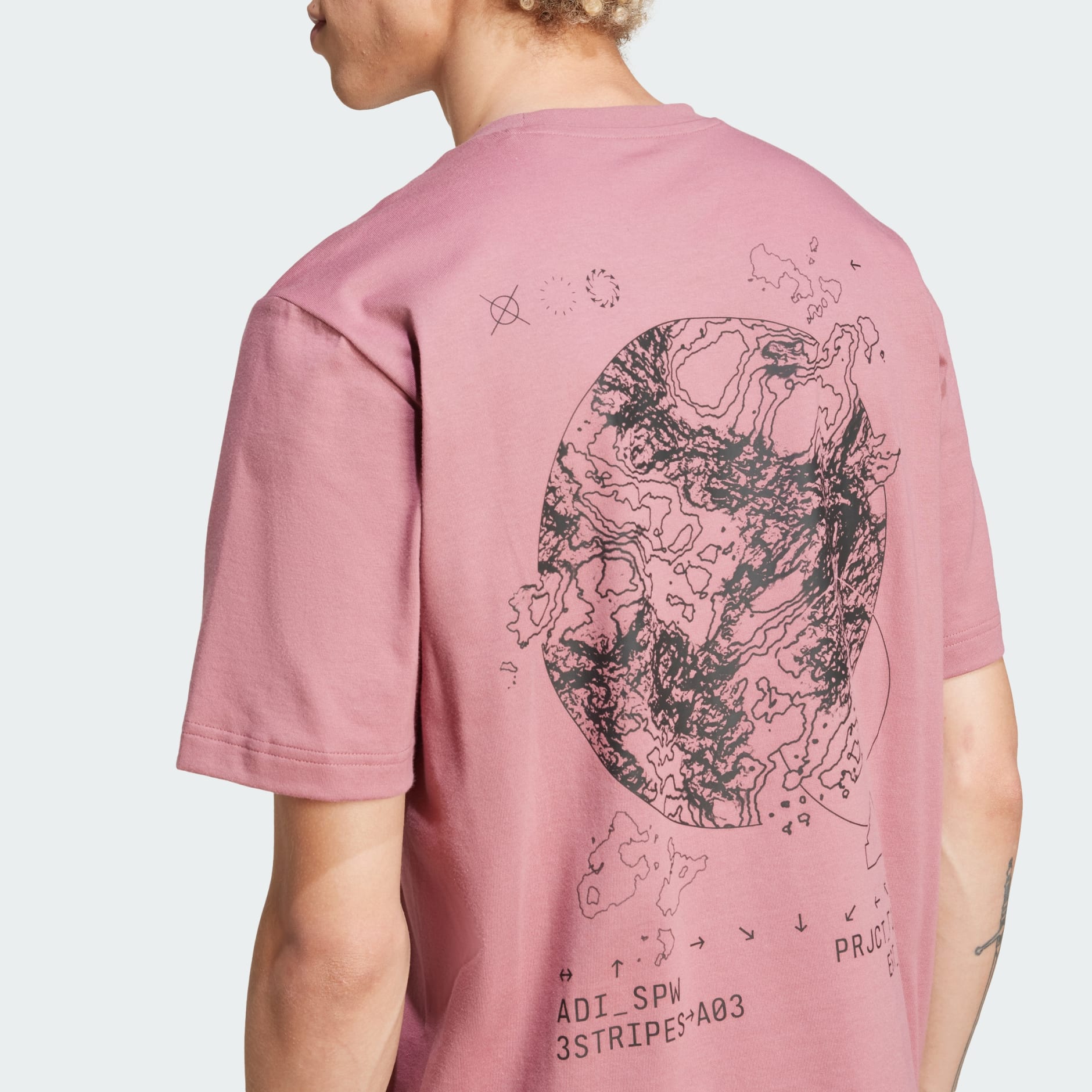 Clothing - City Escape Graphic Tee - Pink | adidas South Africa