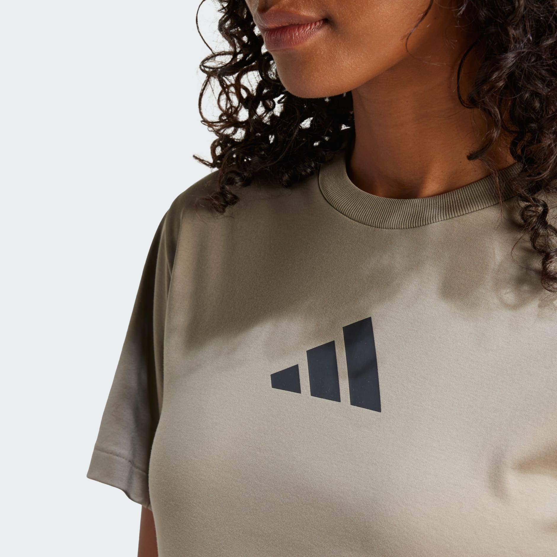 Women's Clothing - adidas Z.N.E. Tee - Brown | adidas Saudi Arabia