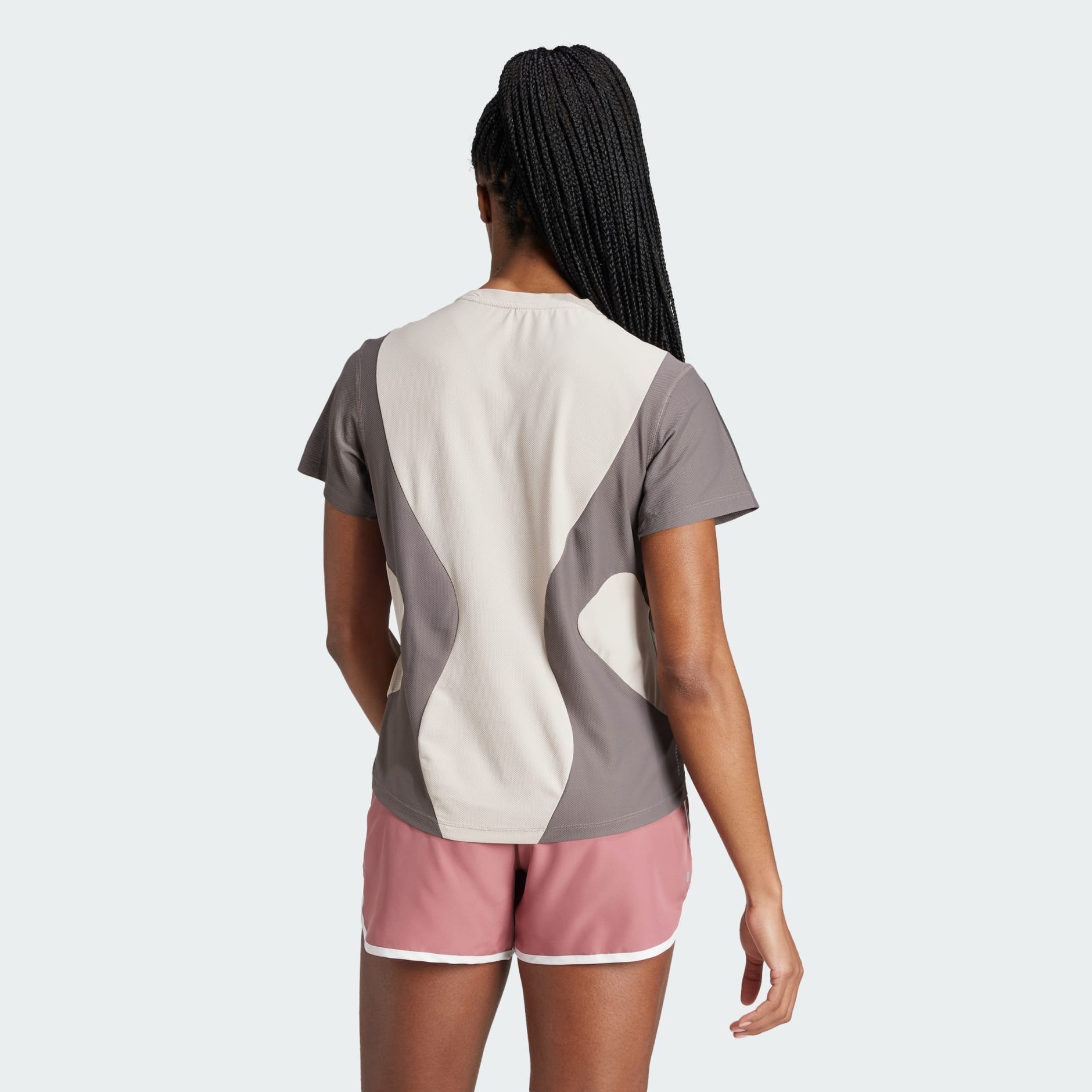 Women's Clothing - AEROREADY Tee - Brown | adidas Saudi Arabia
