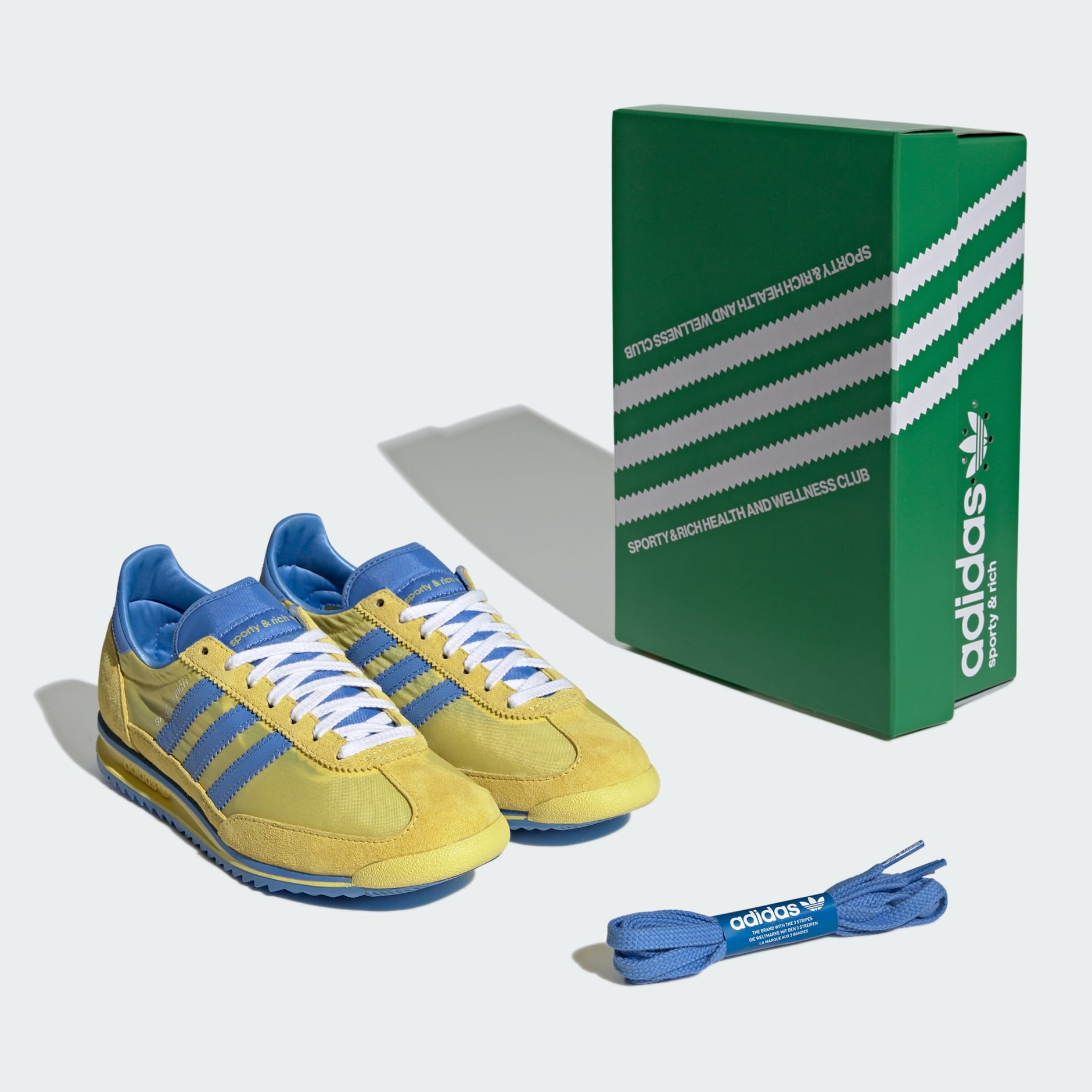 SL72 Sporty & Rich Originals Shoes - Yellow | adidas Hong Kong