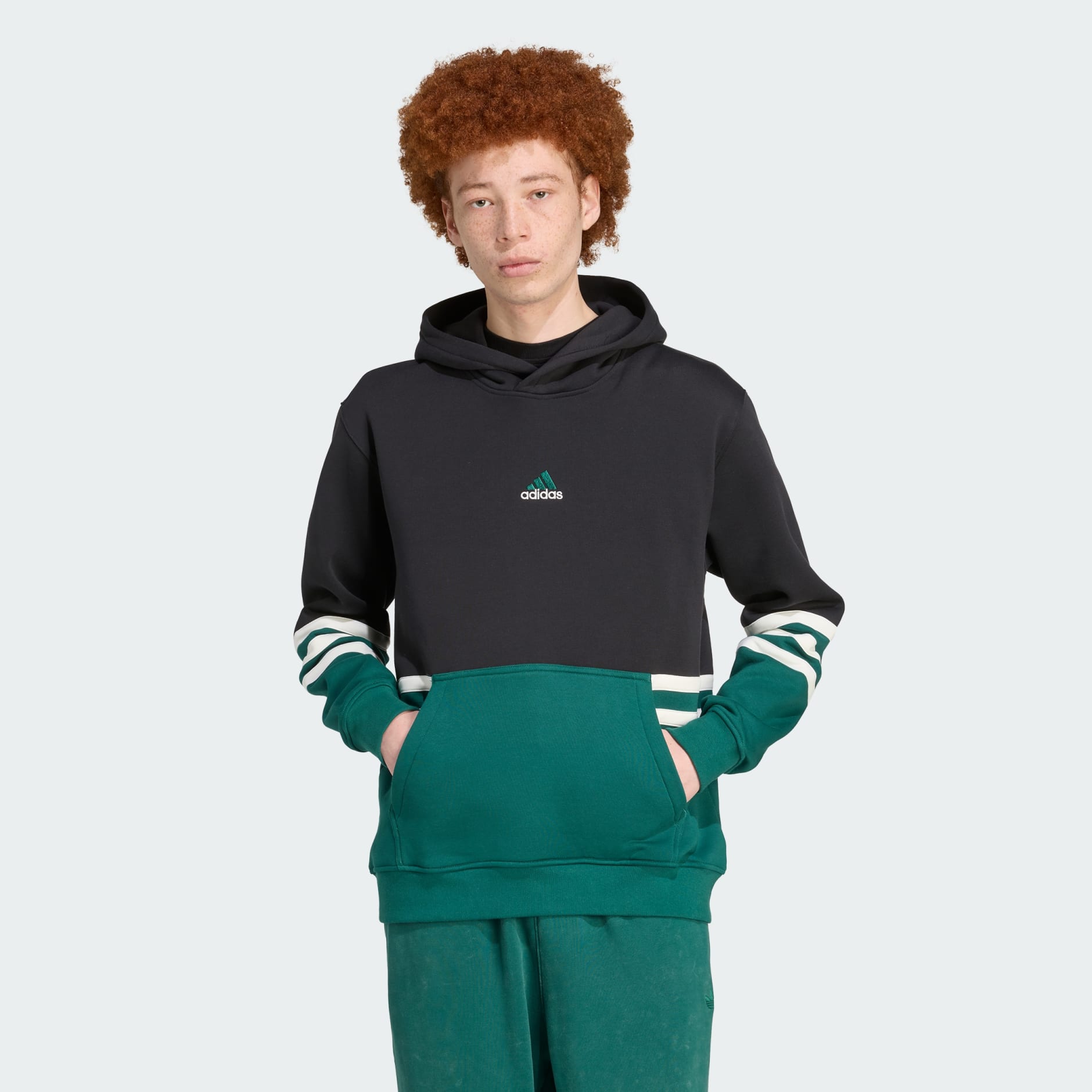 adidas ARCHIVE CUTLINE HOODIE - Black | adidas UAE