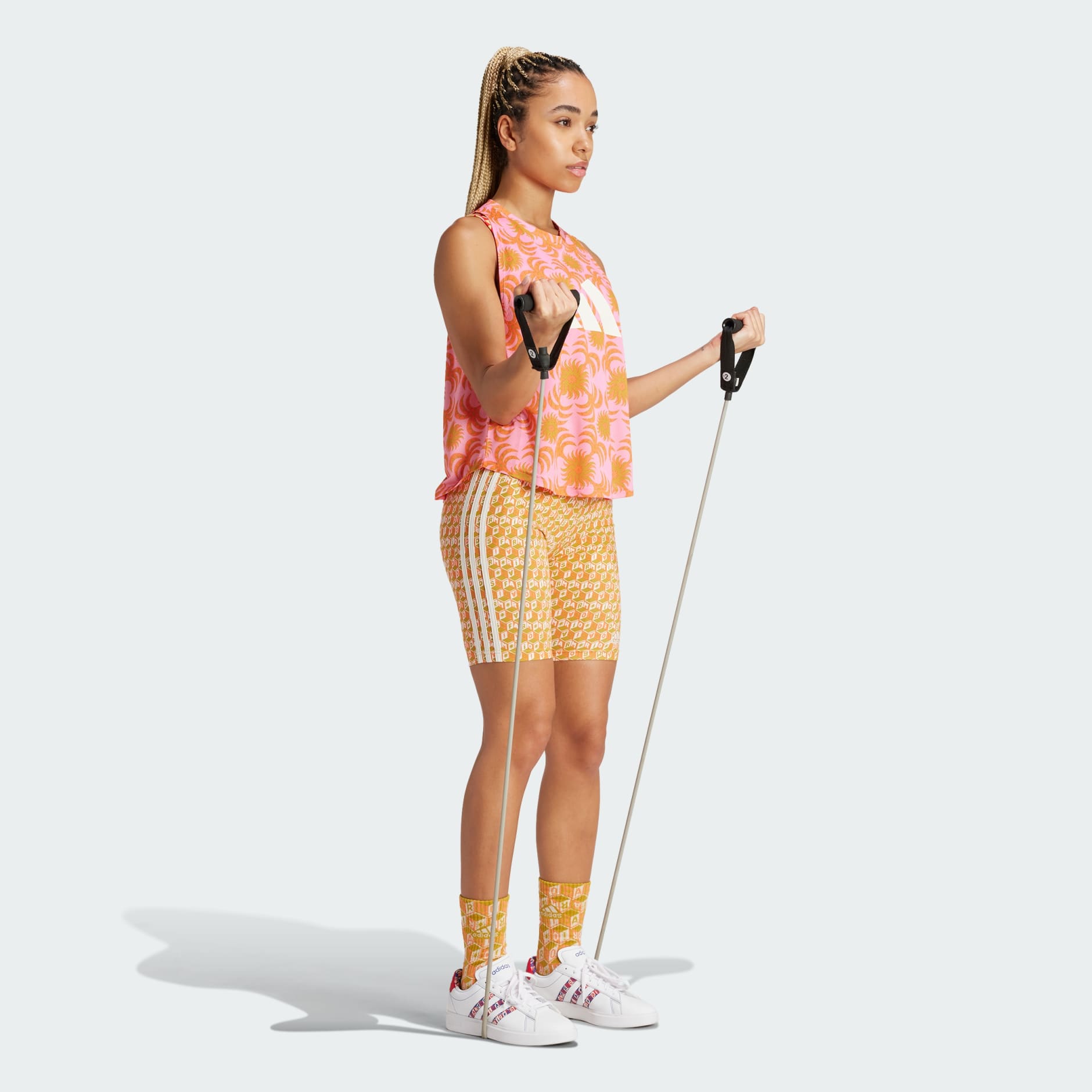 adidas adidas x FARM Rio Training Tank Top - Pink | adidas KE