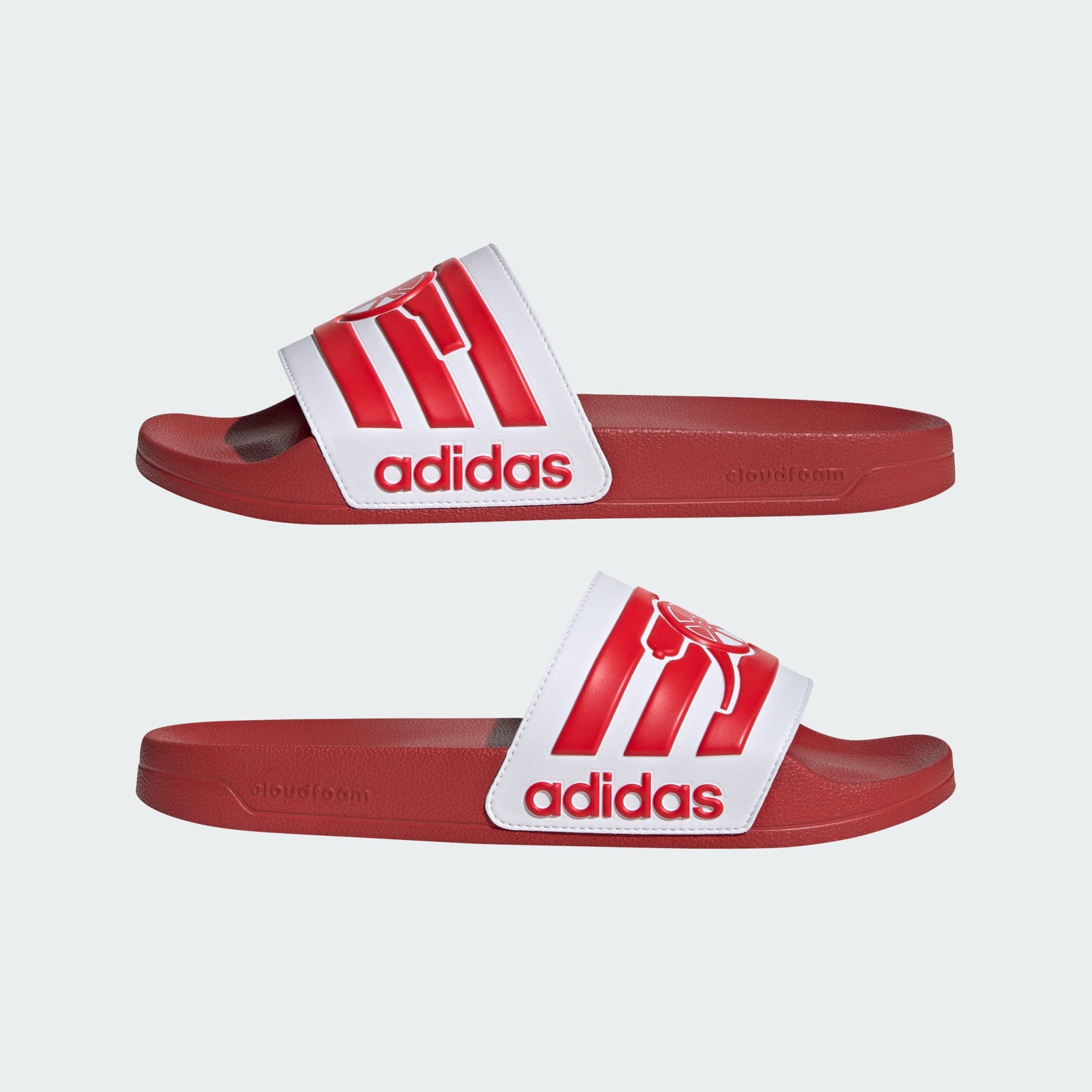 Shoes - Adilette Shower Arsenal Slides - Red | adidas South Africa