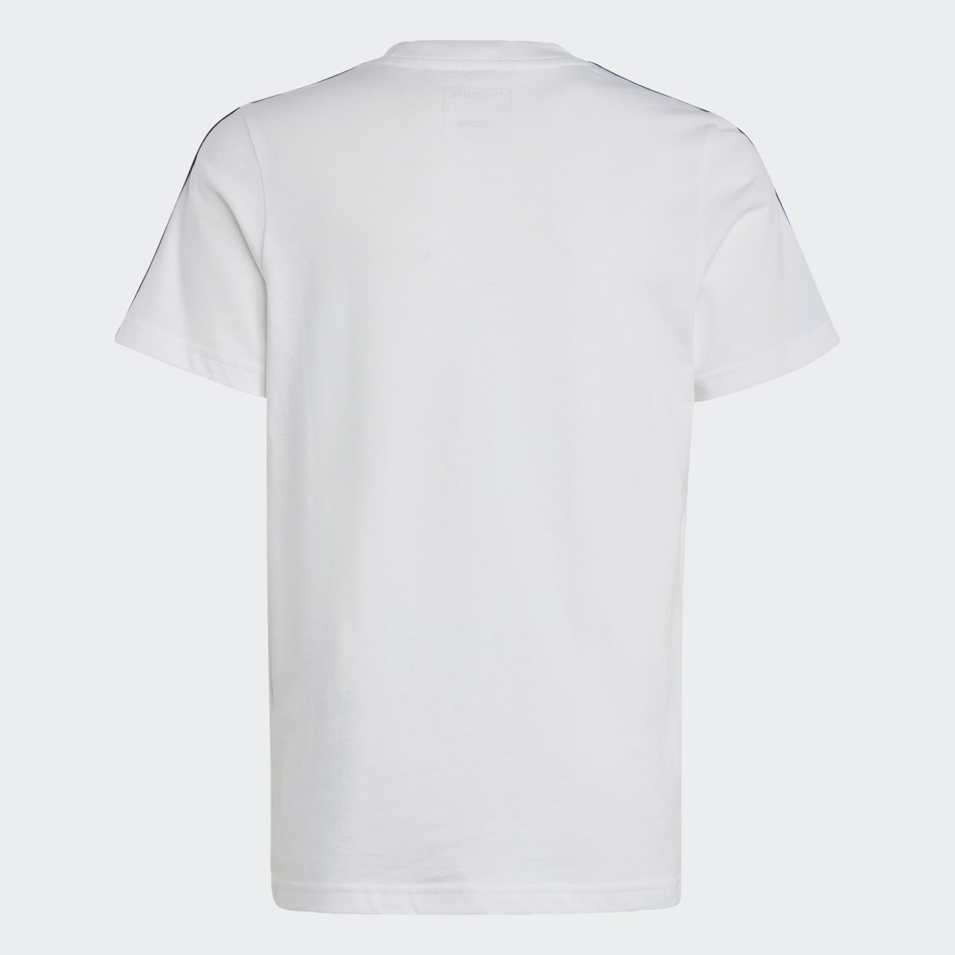 adidas Essentials 3-Stripes Cotton Tee - White | adidas UAE