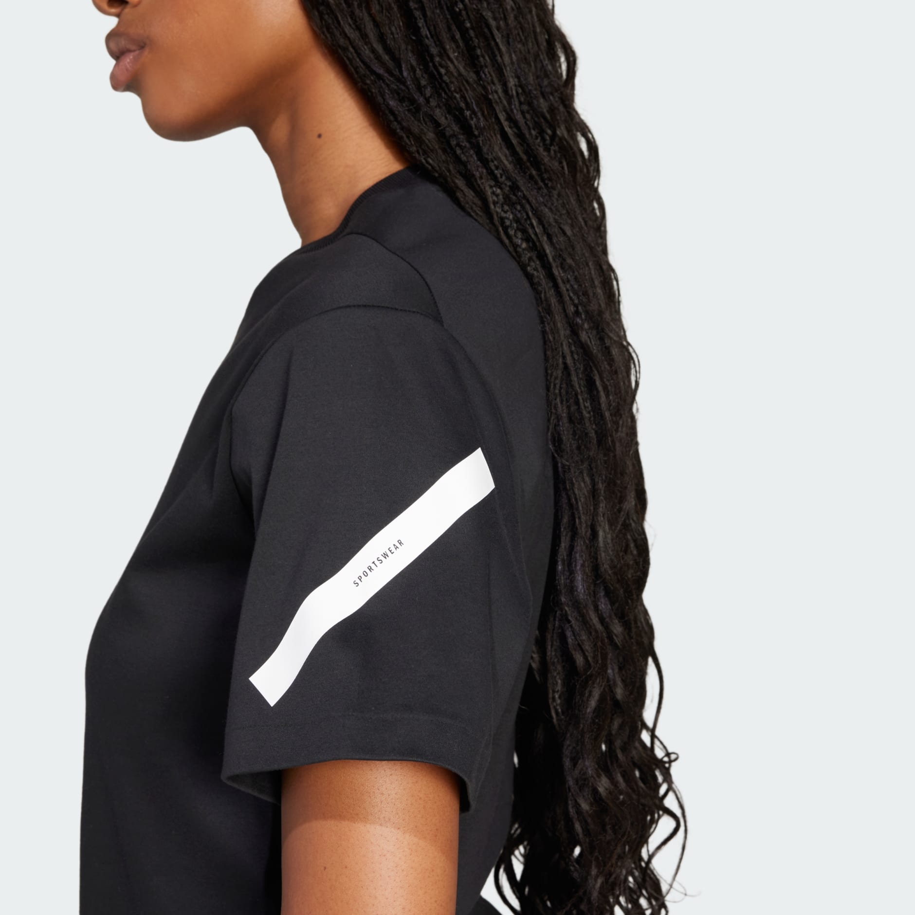 Women's Clothing - adidas Z.N.E. Tee - Black | adidas Saudi Arabia