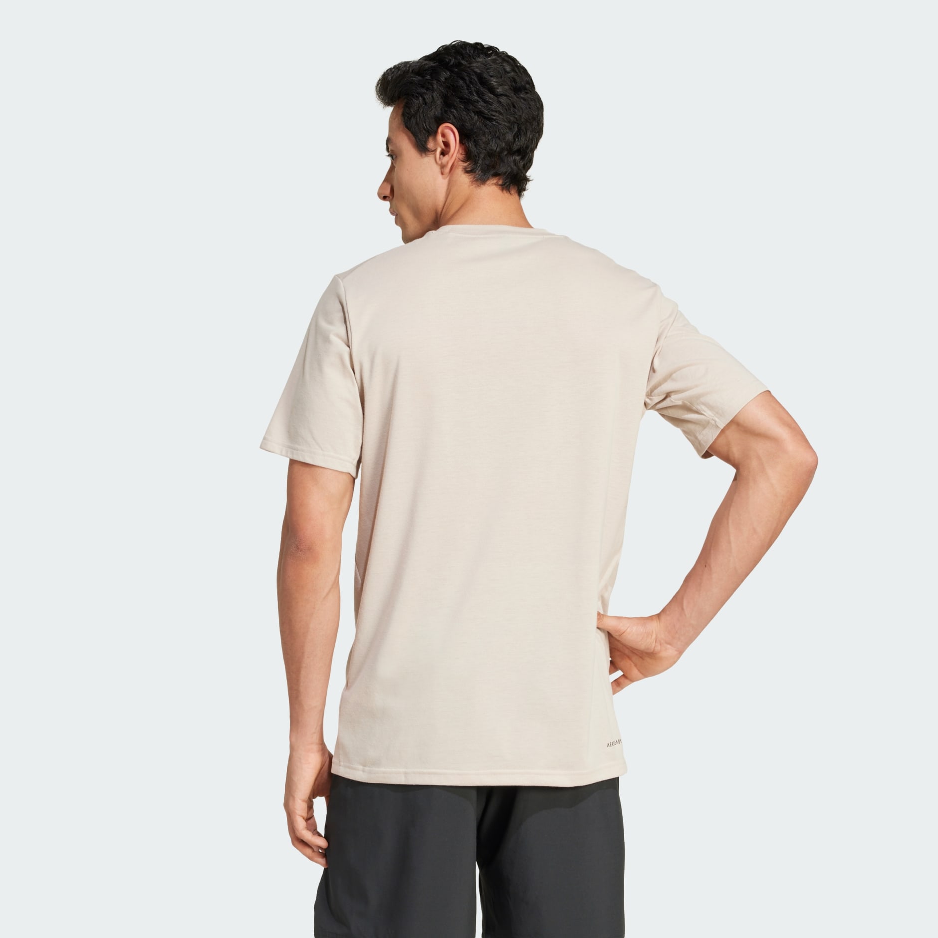 Clothing - Train Essentials Feelready Training Tee - Beige | adidas ...