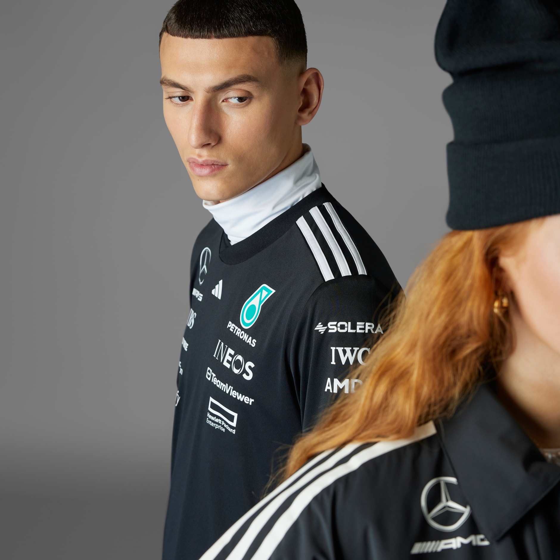 Men's Clothing - MERCEDES - AMG PETRONAS FORMULA ONE TEAM DRIVER JERSEY ...