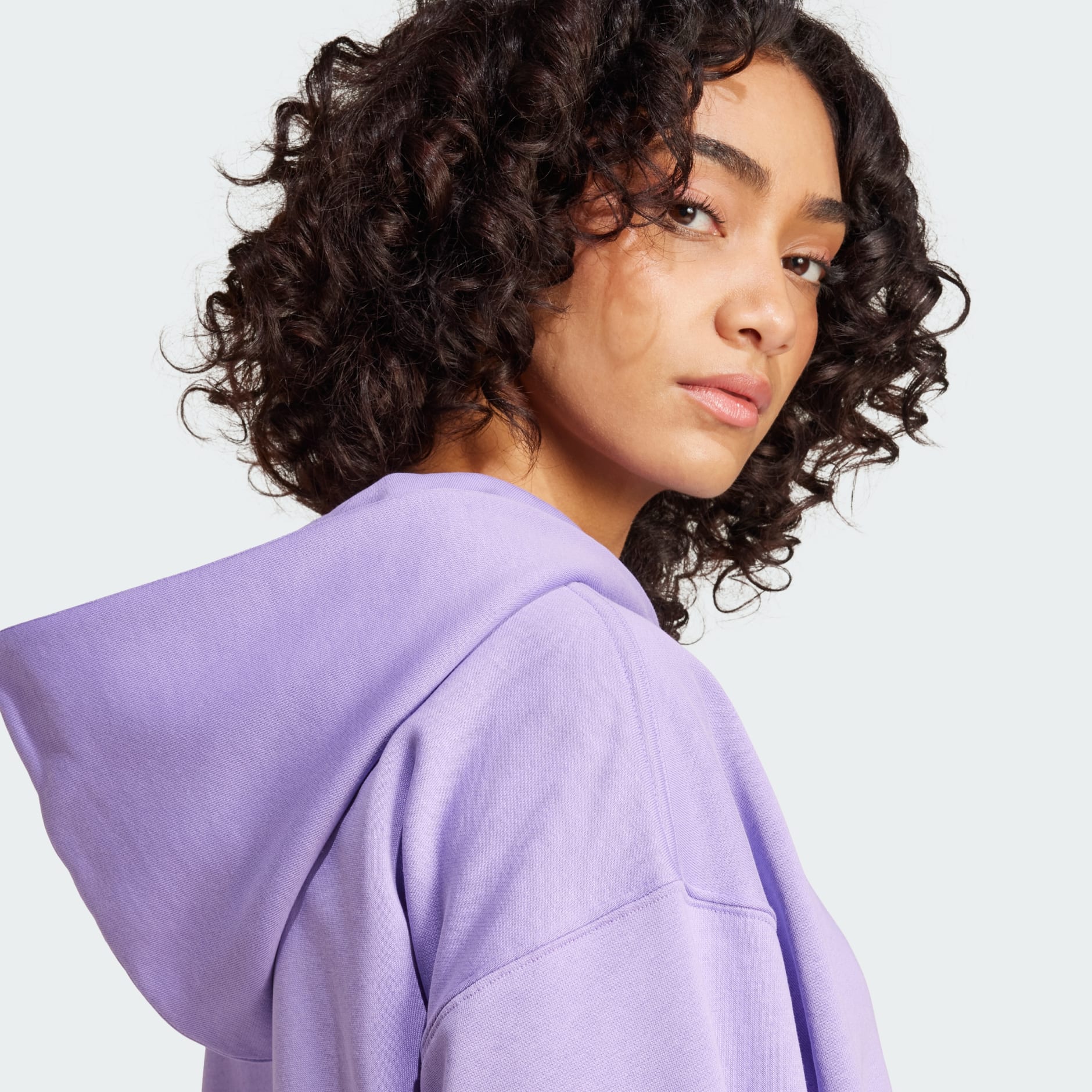 adidas Sweat-shirt à capuche ample molleton ALL SZN - Violet