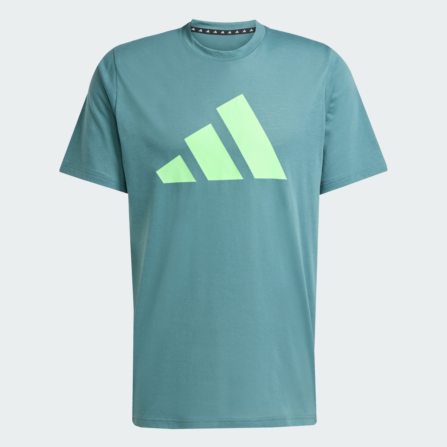 Men's Clothing - Train Essentials Feelready Logo Training Tee - Green | adidas Saudi Arabia