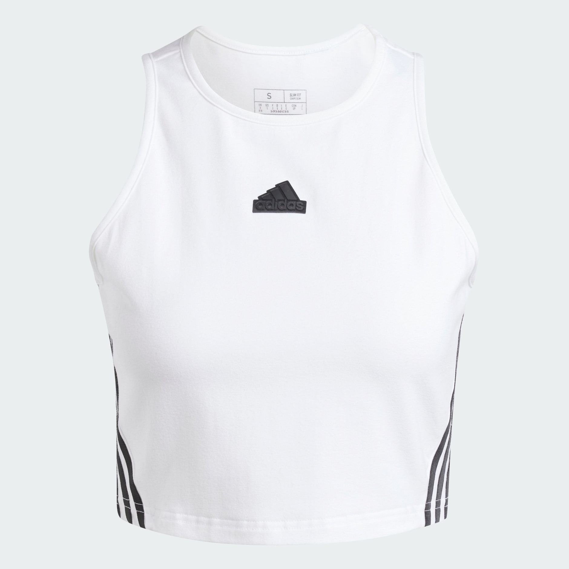 adidas Future Icons 3-Stripes Tank Top - White | adidas UAE