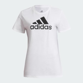 Adidas Sportswear - W BASIC BOS TEE Blanco Mujer Sportswear | Ofertitas