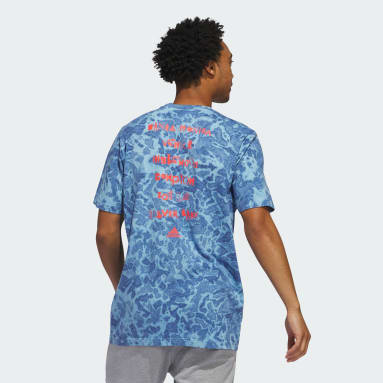 Men's Blue T-Shirts | adidas US