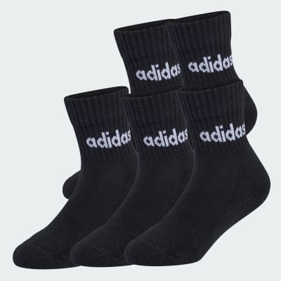 Adidas Calcetines Lineales Al Tobillo 5 Pares Para Niños