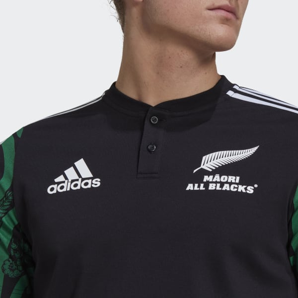 adidas Maori All Blacks Rugby Polo Shirt - Black | adidas Australia