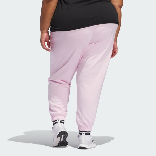 adidas Essentials Inclusive Small Logo French Terry Cuffed Pants - Pink ...