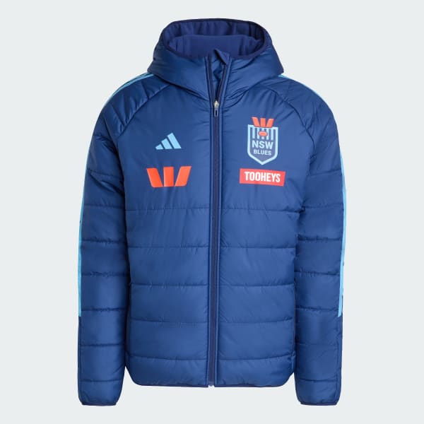 adidas Westpac NSW Blues Winter Puffer Jacket Mens - Blue | adidas ...