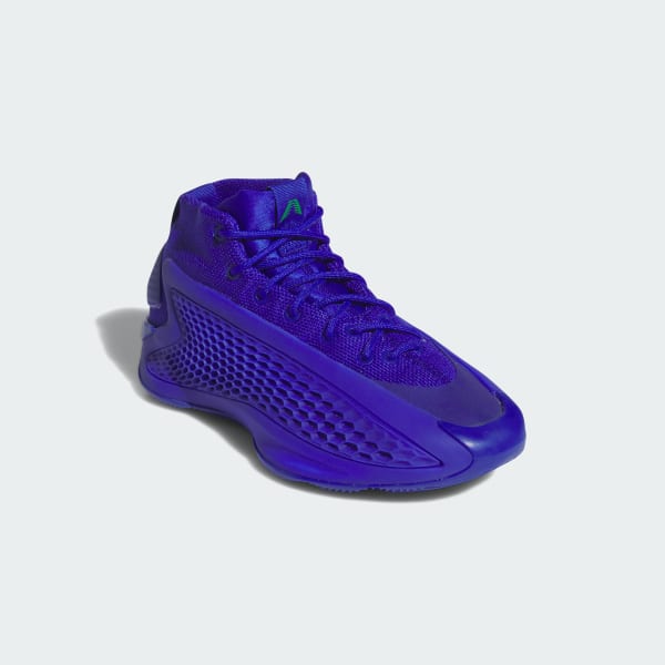 adidas Anthony Edwards 1 Velocity Blue Basketball Sneakers Kids - Blue ...