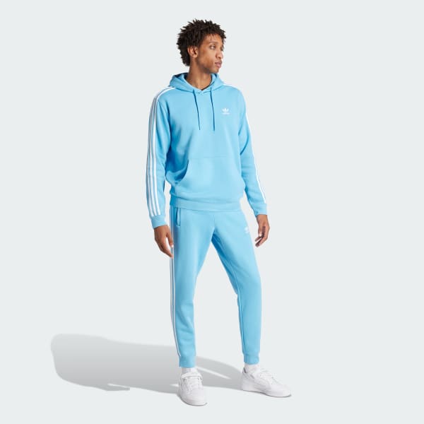 adidas Adicolor Classics 3-Stripes Hoodie - Blue | adidas UK