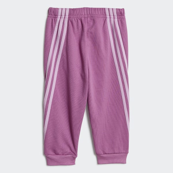 Conjunto Jogger Future Icons 3-Stripes - Roxo adidas | adidas Brasil