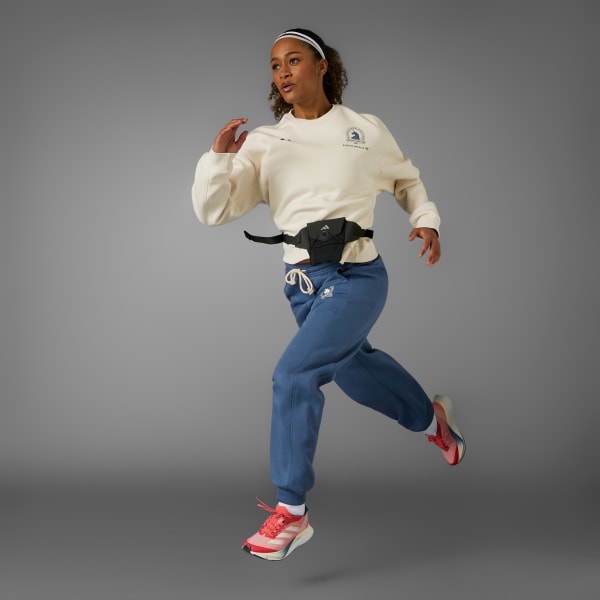 adidas Boston Marathon 2024 Fleece Pants - Blue | Women's Running ...