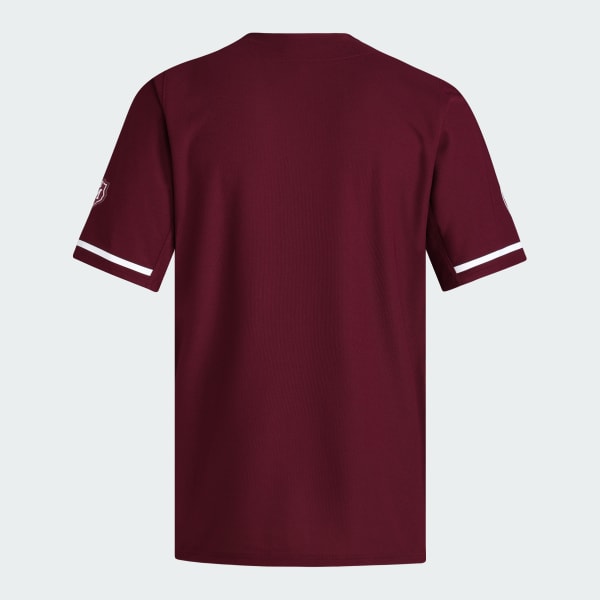 adidas Texas A&M Reverse Retro Full-Button Jersey - Burgundy | Free Shipping with adiClub ...