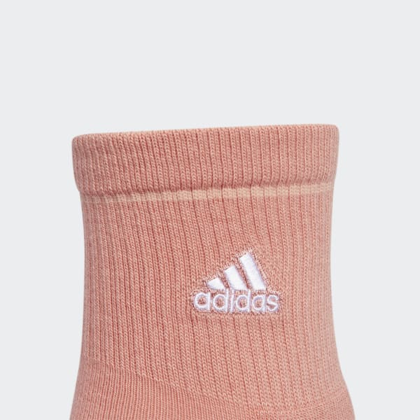 adidas Cushioned Sport High-Quarter Socks 3-Pack - Pink | Free Shipping ...