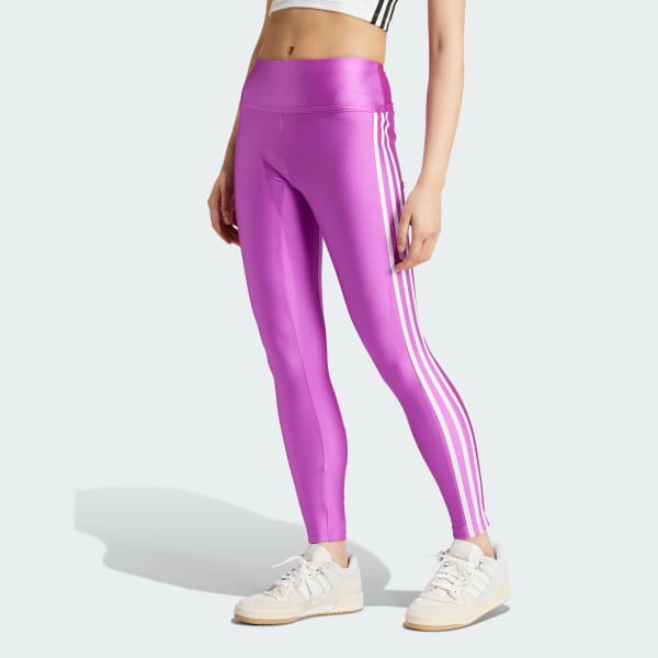 adidas 3-Stripes Leggings - Purple | adidas Deutschland
