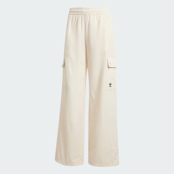 adidas Essentials Woven Cargo Pants - White | Free Shipping with ...