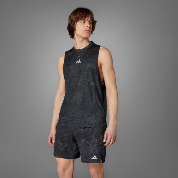 adidas Designed for Training HEAT.RDY HIIT Training Tank Top - Grey ...