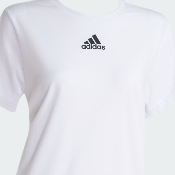 Camiseta Logo Pequeno - Branco adidas | adidas Brasil