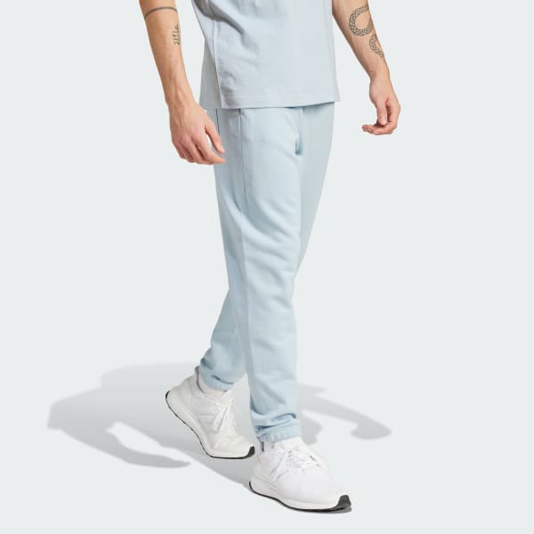 adidas ALL SZN Fleece Graphic Pants - Blue | adidas Australia