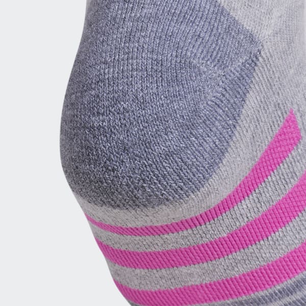 adidas Cushioned 3 No-Show Socks 3 Pairs - Multicolor | Women's ...