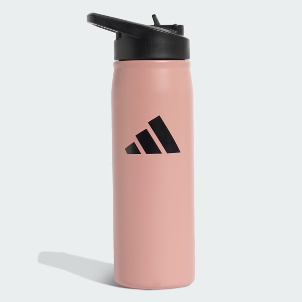 Garrafa Metálica Canudo 0,6 l - Rosa adidas | adidas Brasil