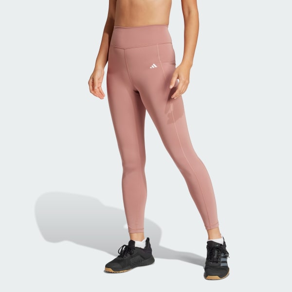 adidas Optimé Stash 7/8 Leggings - Pink | adidas Australia