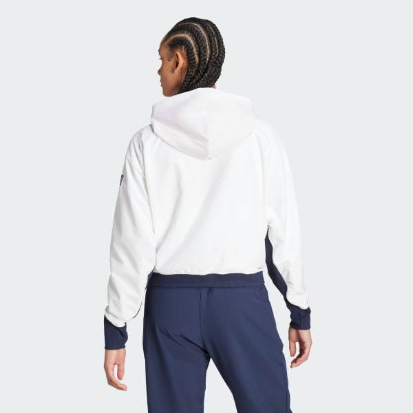 adidas Team GB Podium Jacket - White | Free Delivery | adidas UK