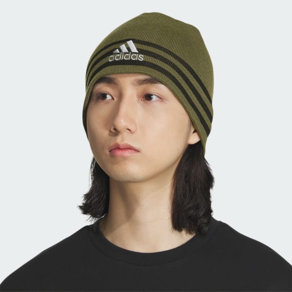 adidas Eclipse Reversible 3 Beanie - Green | Free Shipping with adiClub ...