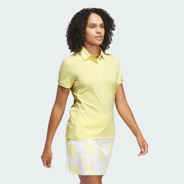 adidas Ultimate365 Tour Twistknit Polo Shirt - Yellow | adidas Australia