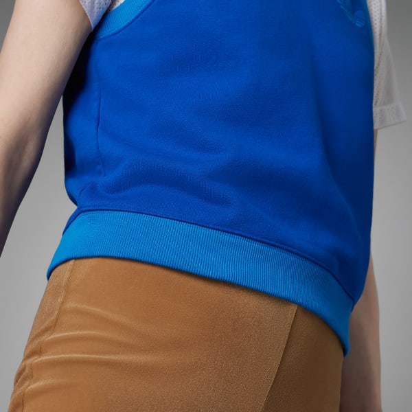 adidas Adicolor Heritage Now Sweater Vest - Blue | Women's Lifestyle | adidas US