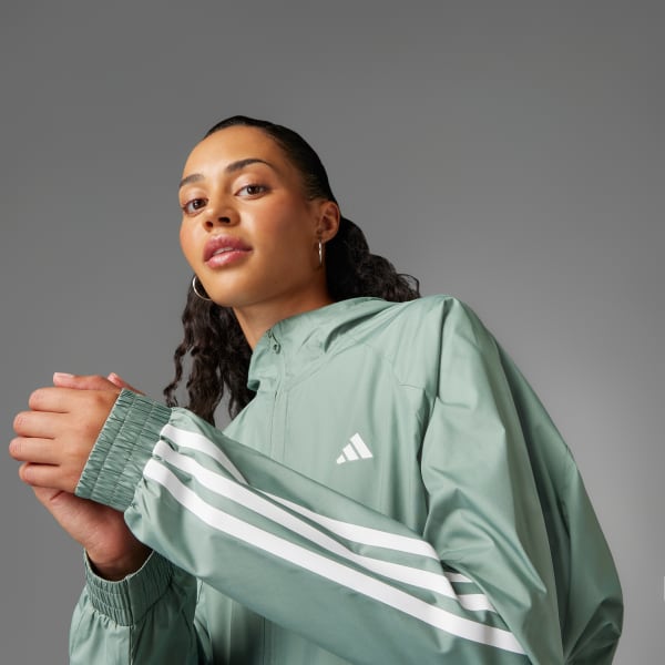 Jaqueta corta-vento WIND.RDY Hyperglam - Verde adidas | adidas Brasil