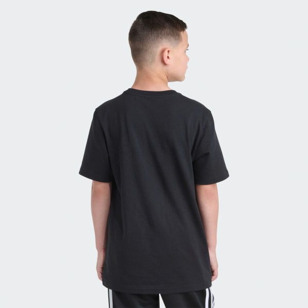 adidas Short Sleeve Samba Shoe Tee - Black | Free Shipping with adiClub ...