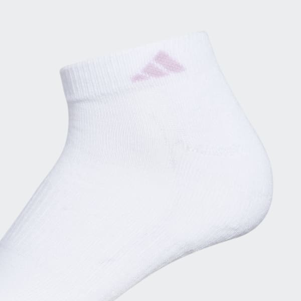 adidas Athletic Cushioned 6-Pack Low-Cut Socks - White | Free Shipping ...
