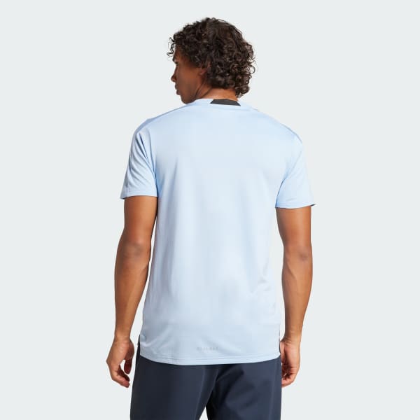 adidas Designed for Training HIIT HEAT.RDY Tee - Blue | Free Shipping ...