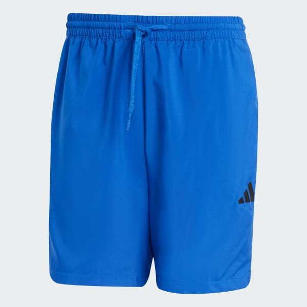 adidas Essentials Small Logo Chelsea Shorts - Blue | adidas Australia