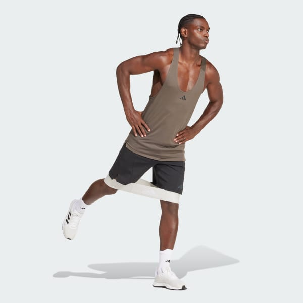 adidas Workout Stringer Tank Top - Green | Free Shipping with adiClub | adidas US