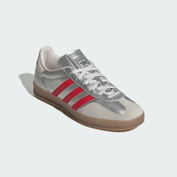 adidas GAZELLE INDOOR SHOES - Silver | Free Shipping with adiClub ...