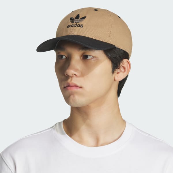 adidas Relaxed Strap-Back Hat - Brown | Free Shipping with adiClub ...